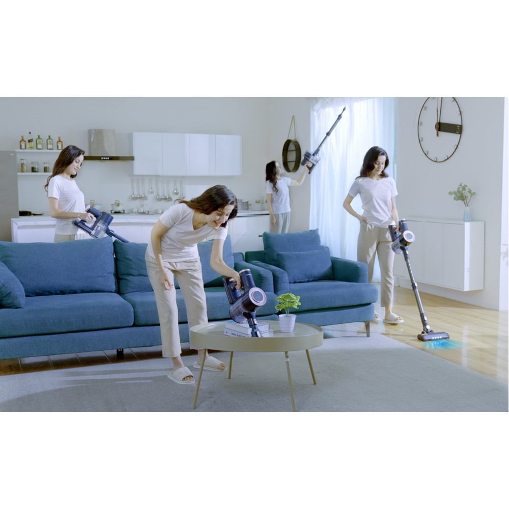 Homeika Cordless Vacuum Cleaner, 20Kpa Powerful Suction Vacuum with LED ...